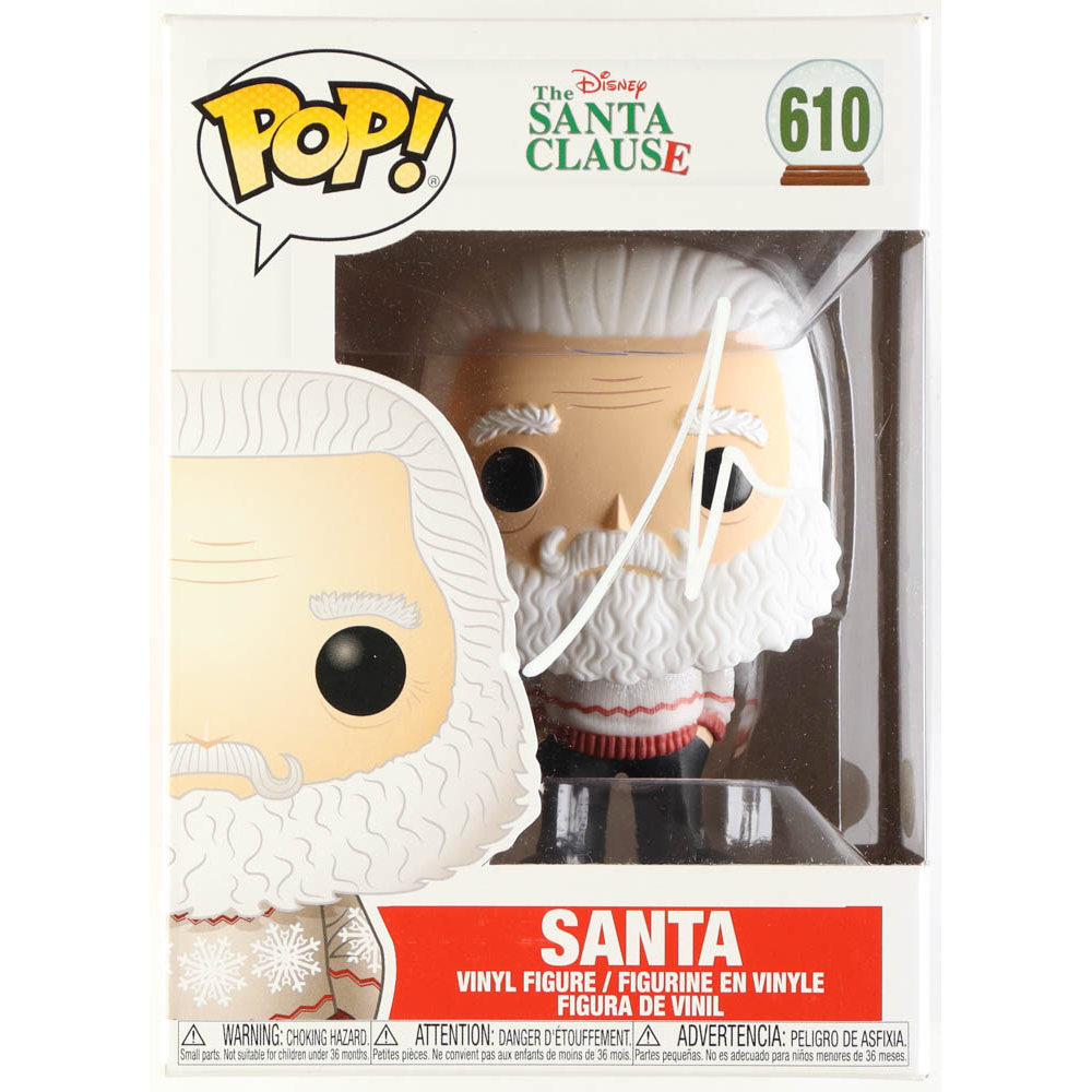 Tim Allen Signed "The Santa Clause" #610 Santa Funko Pop! Vinyl Figure ...