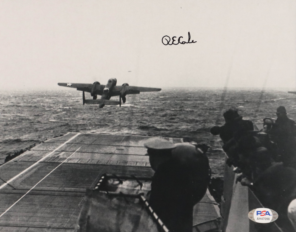 Richard E. Cole Signed 8x10 Photo (Beckett) | Pristine Auction