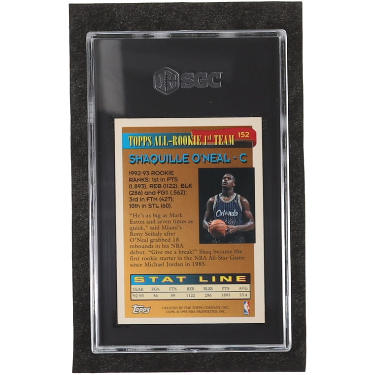 Shaquille O'Neal 1993-94 Topps #152 ART (SGC 8) | Pristine Auction