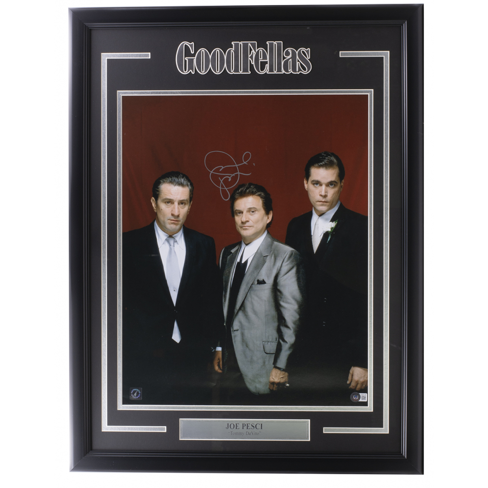 Joe Pesci Signed "Goodfellas" Custom Framed Photo Display (Beckett) | Pristine Auction