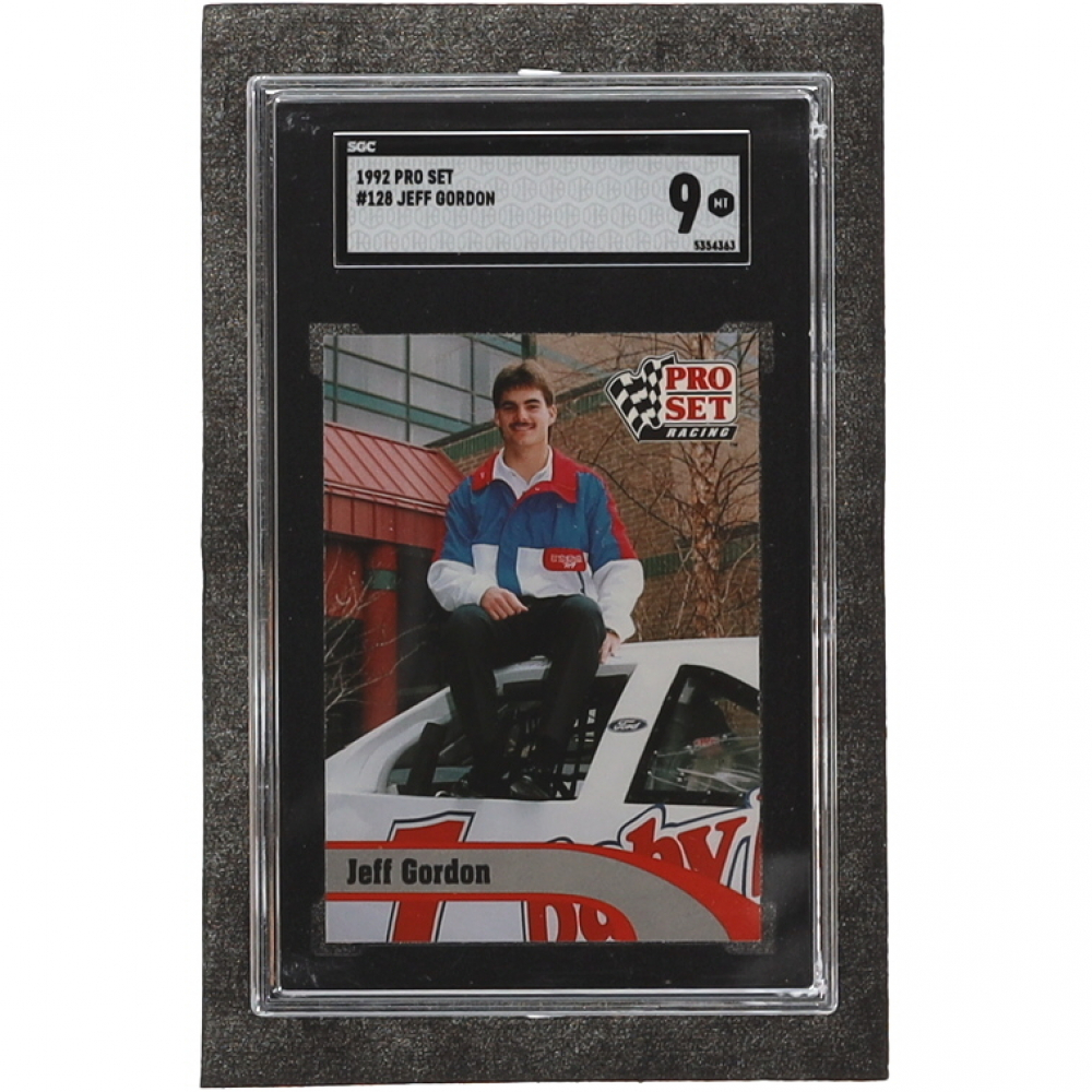 Jeff Gordon 1992 Pro Set #128 (SGC 9) | Pristine Auction