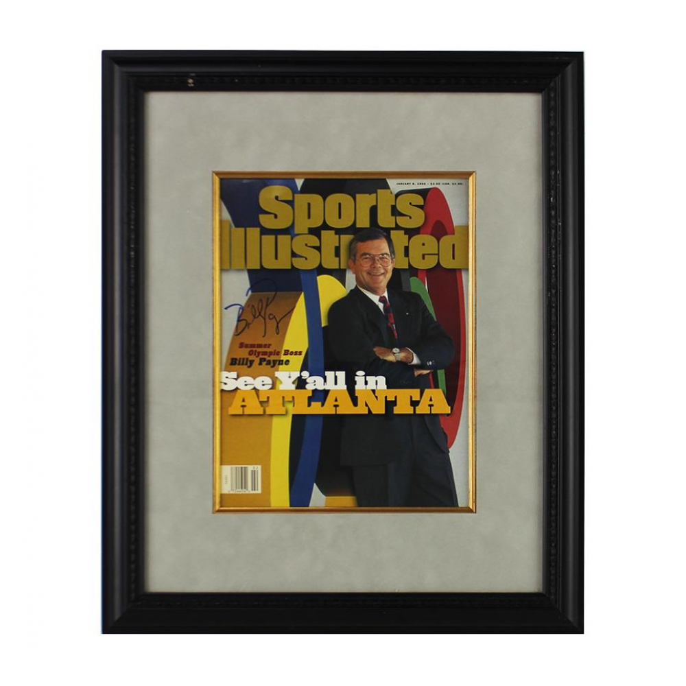 Billy Payne Signed 1996 "Sports Illustrated" Custom Framed Magazine ...