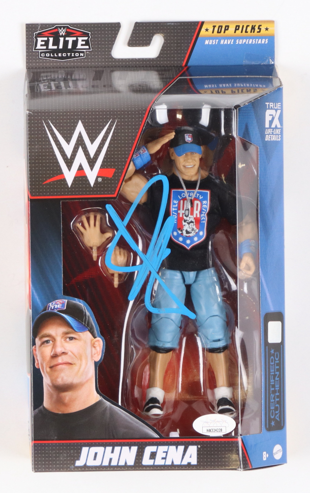 John Cena Signed WWE Elite Collection Action Figure (JSA) | Pristine Auction
