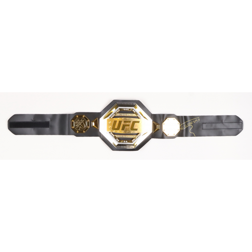Charles Oliveira Signed UFC Replica Champion Belt (Beckett) | Pristine ...