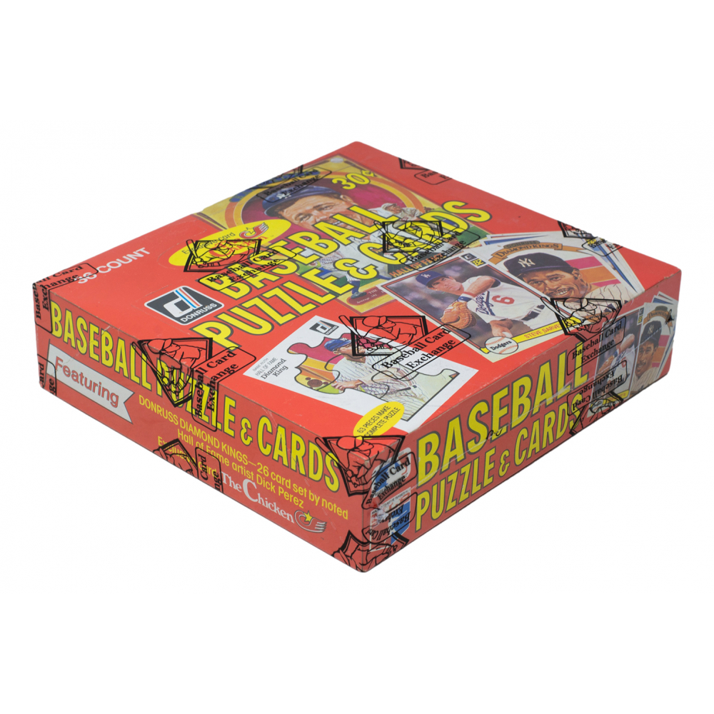 1982 Donruss Baseball Puzzle & Cards Box With (36) Packs | Pristine Auction