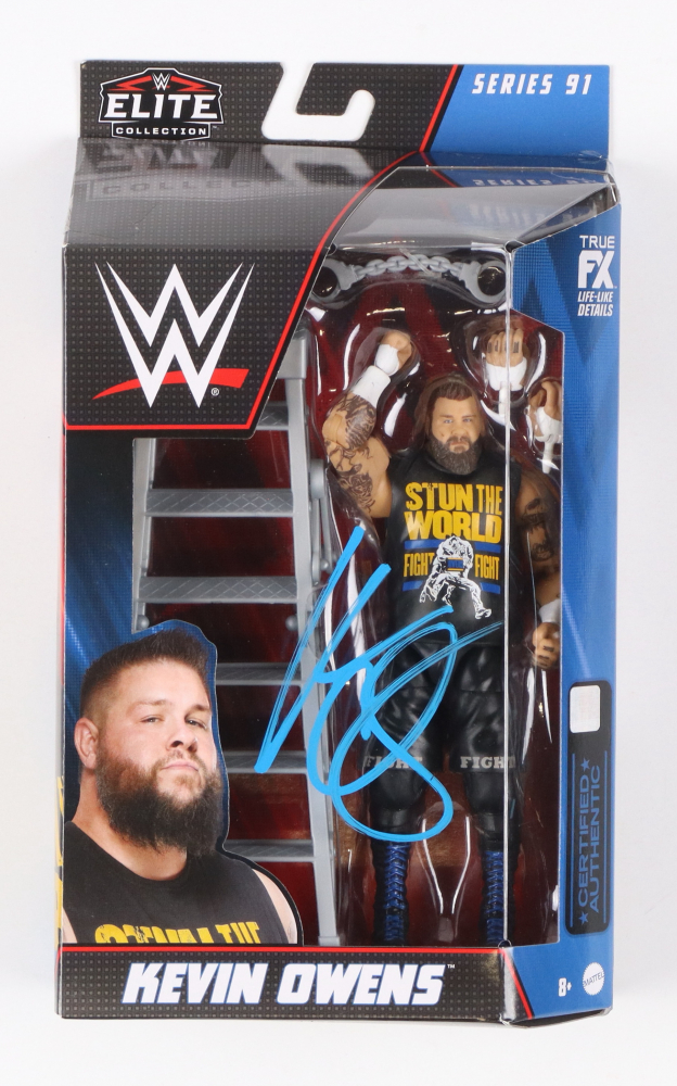 Kevin Owens Signed WWE Elite Collection Action Figure (JSA) | Pristine Auction