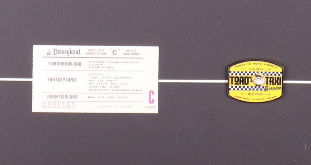 Disneyland "Mr. Toad's Wild Ride" Fantasyland Custom Framed Poster ...