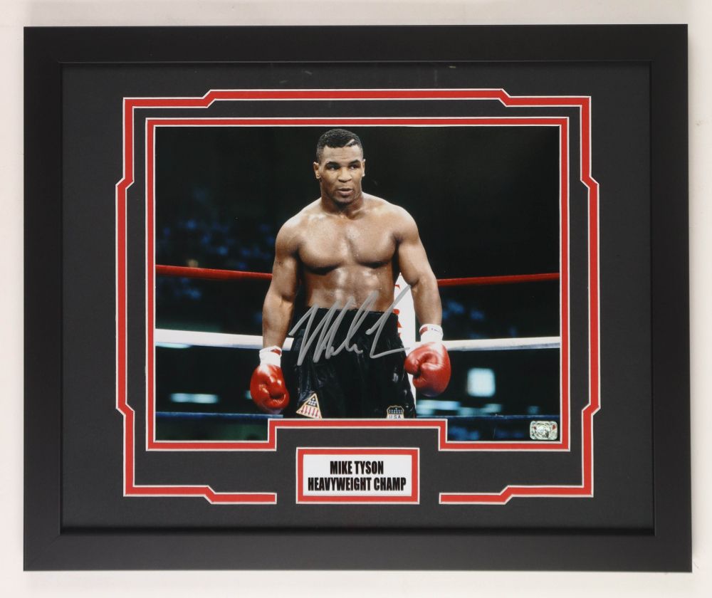Mike Tyson Signed Custom Framed Photo Display (Tyson) | Pristine Auction