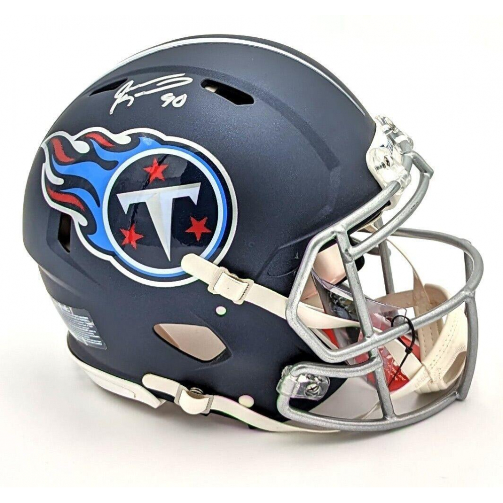Jevon Kearse Signed Titans Full-Size Authentic On-Field Speed Helmet ...