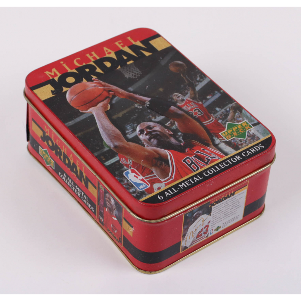 Michael Jordan 1996 Upper Deck All-Metal Collectors Tin of (6 ...