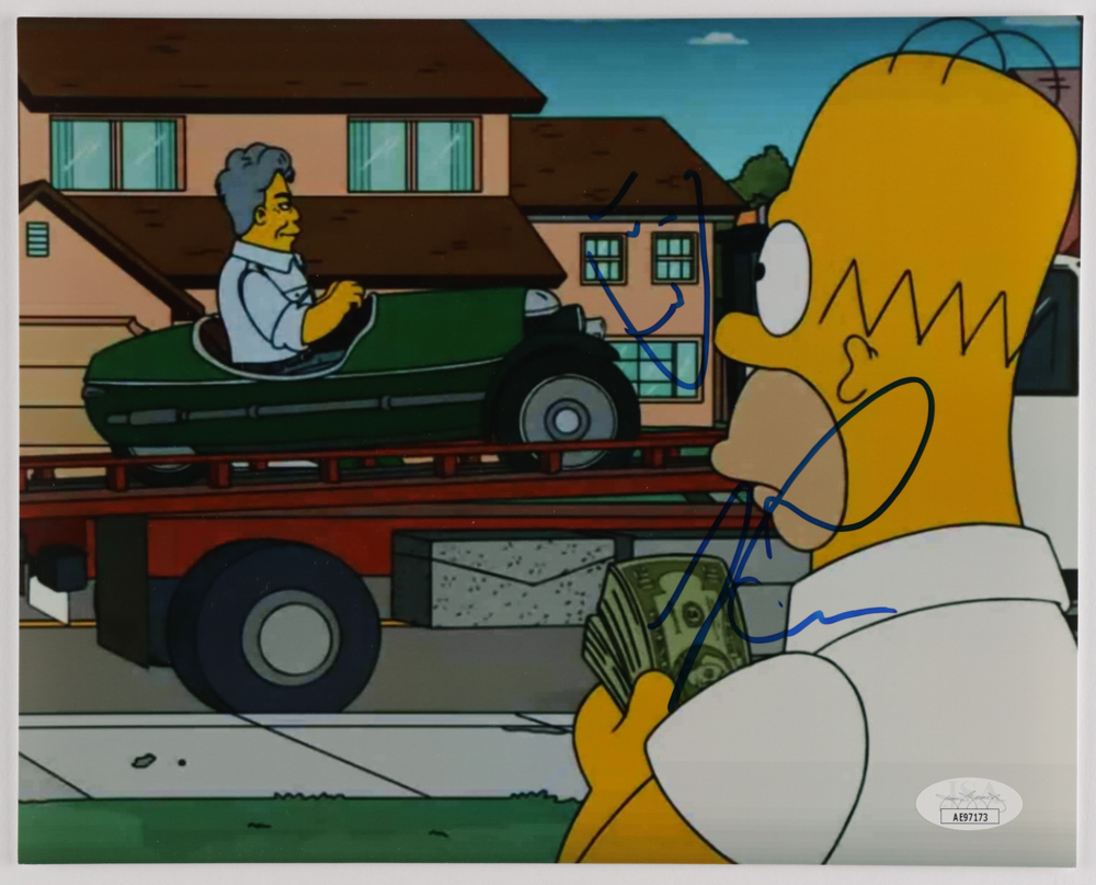 Jay Leno Signed "Simpsons" 8x10 Photo with Hand-Drawn Sketch (JSA ...