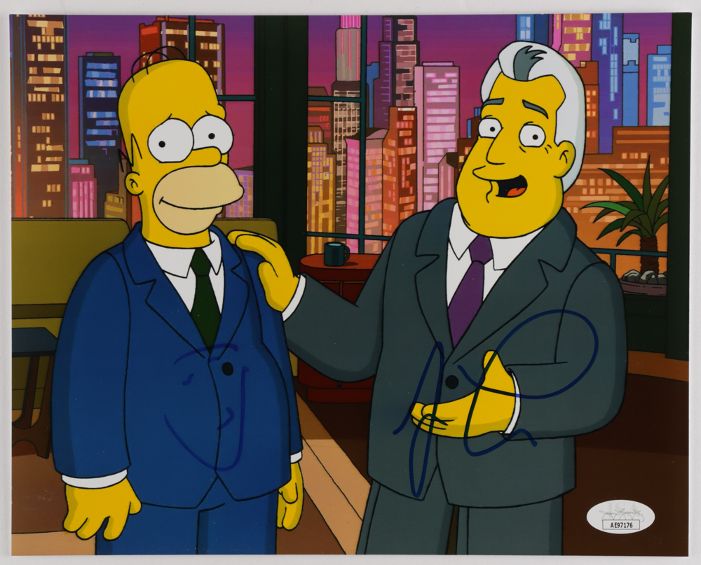 Jay Leno Signed "Simpsons" 8x10 Photo with Hand-Drawn Sketch (JSA ...