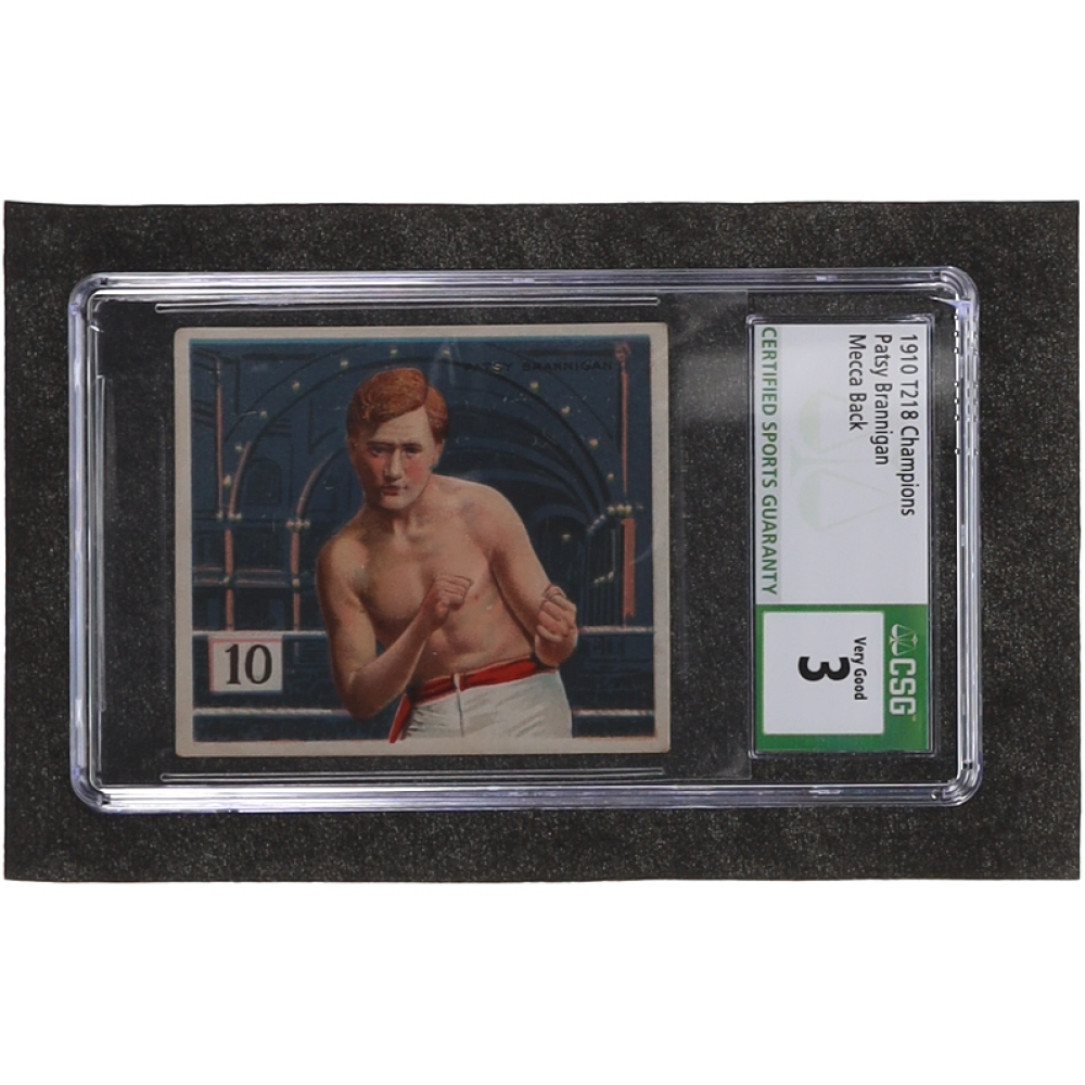 Patsy Brannigan 1910 T218 Mecca Champions #94 Boxing (CSG 3) | Pristine Auction