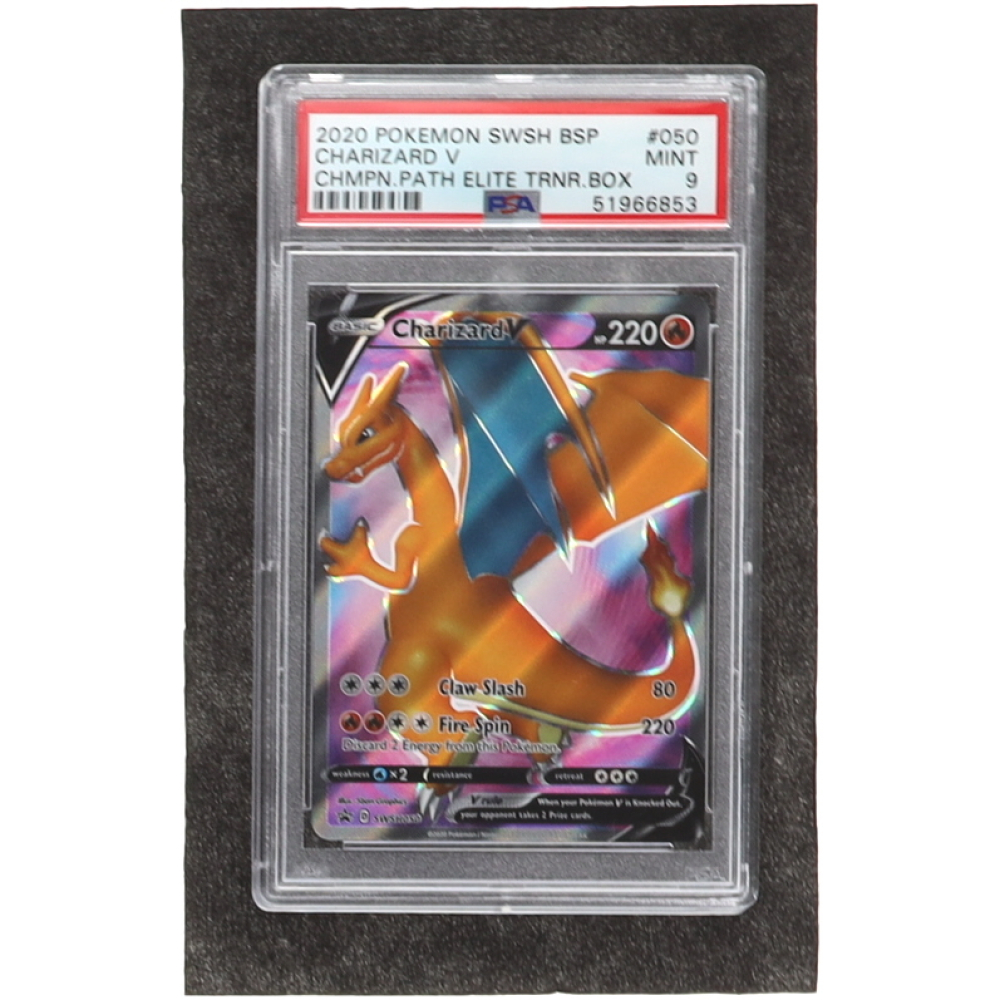 Charizard V 2020 Pokemon Sword & Shield Champion's Path #SWSH050 (PSA 9) | Pristine Auction