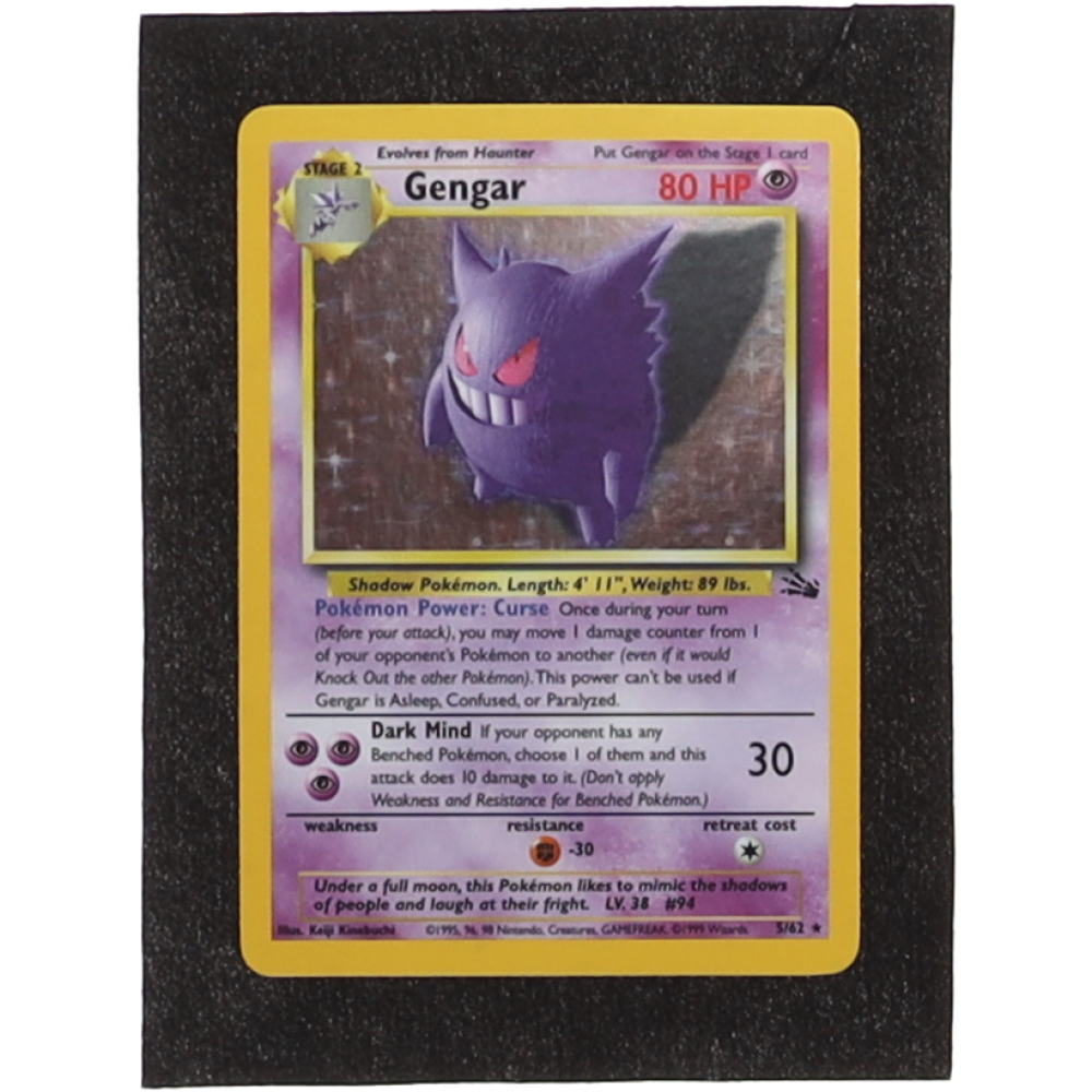 Gengar 1999 Pokemon Fossil Unlimited #5 Holo | Pristine Auction