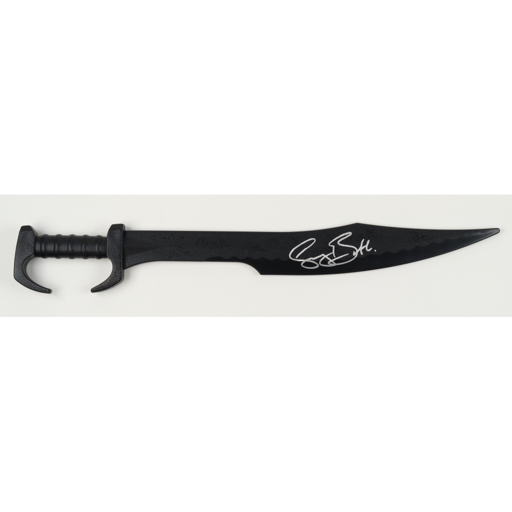 Gerard Butler Signed "300" Training Sword (AutographCOA) | Pristine Auction