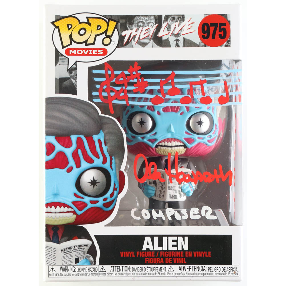 Alan Howarth Signed "They Live" #975 Alien Funko Pop! Vinyl Figure with ...