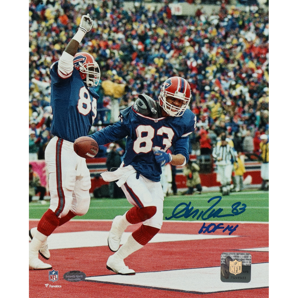 Andre Reed Signed Bills 8x10 Photo Inscribed "HOF 14" (Schwartz ...