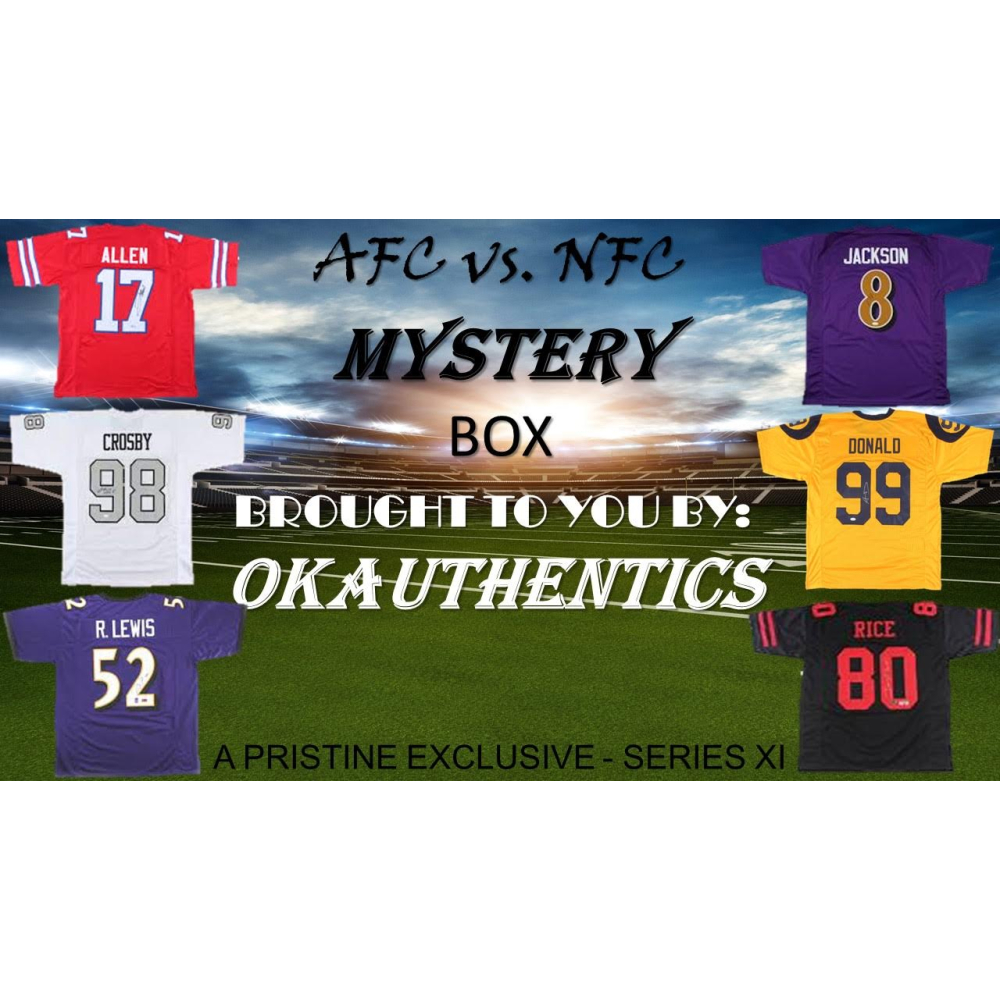 OKAUTHENTICS AFC vs NFC Jersey Mystery Box - Series XI | Pristine Auction