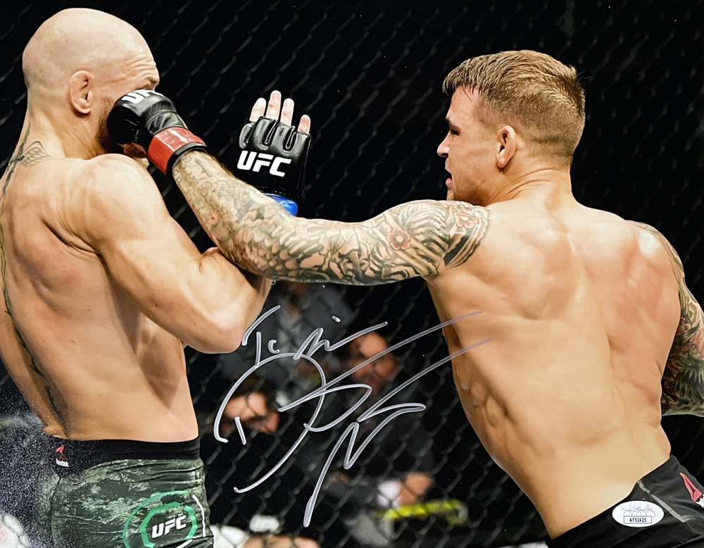 Dustin Poirier Signed UFC 11x14 Photo (JSA) | Pristine Auction