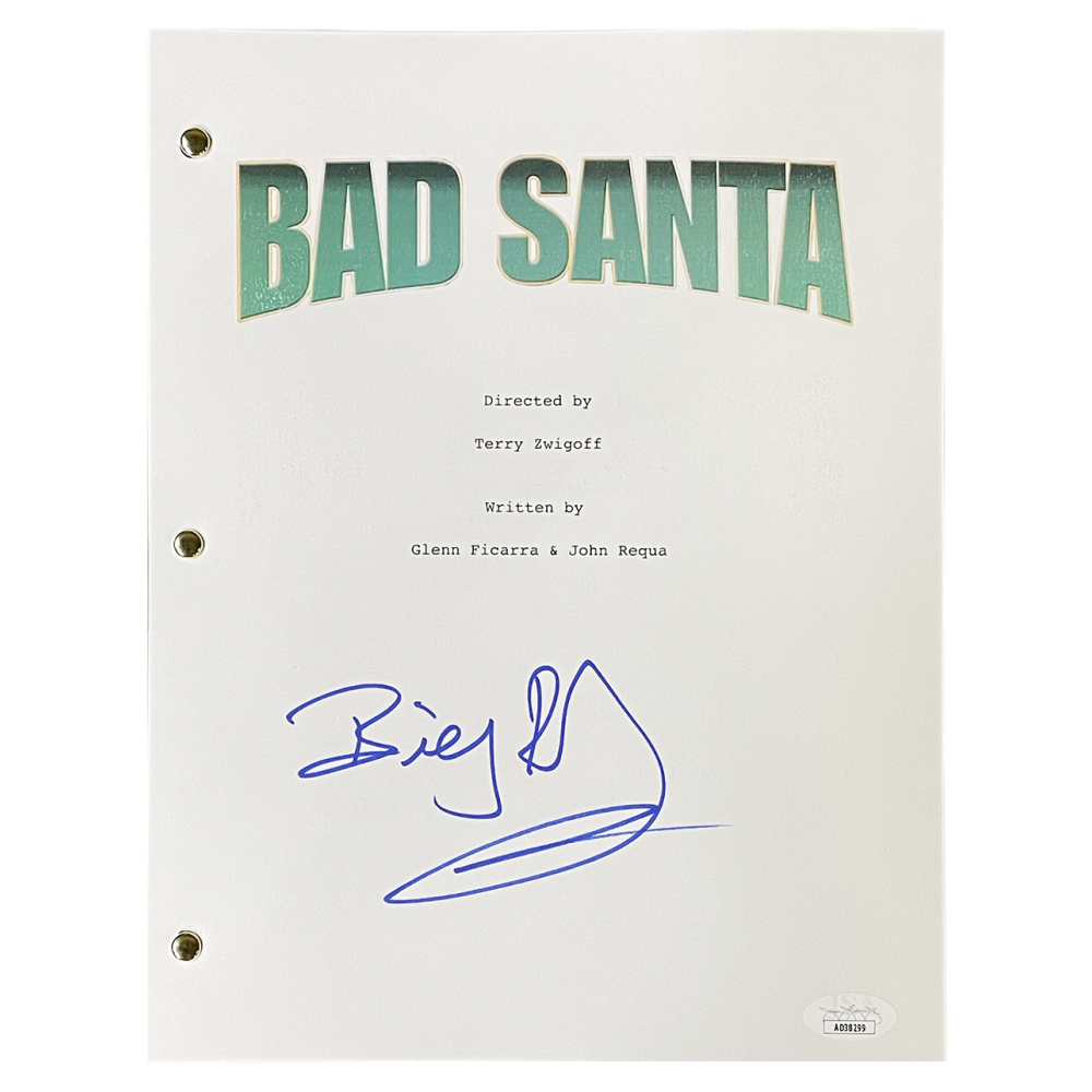 Billy Bob Thornton Signed "Bad Santa" Movie Script (JSA) | Pristine Auction