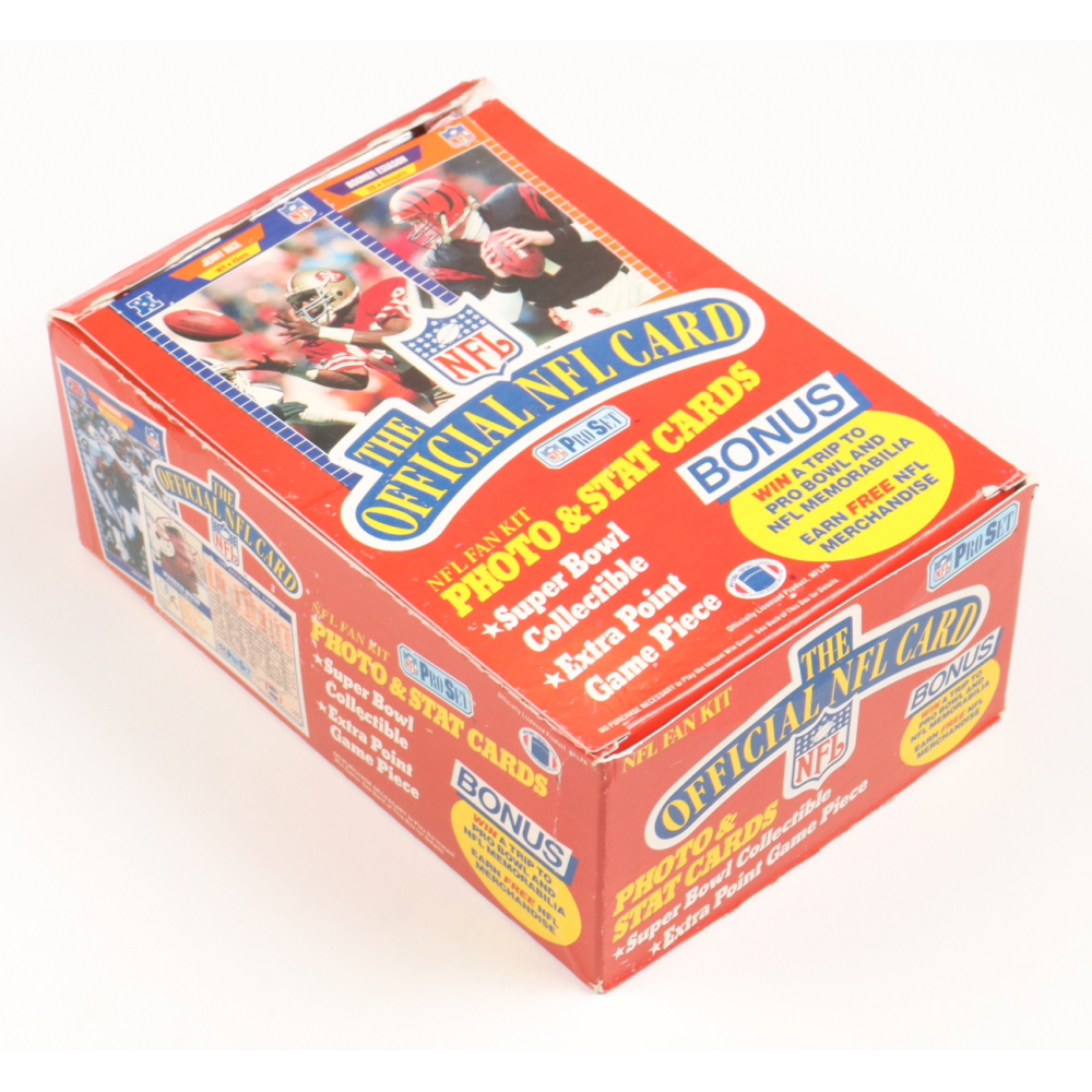 1989 Pro Set Series 2 Football Wax Box with (36) Packs | Pristine Auction
