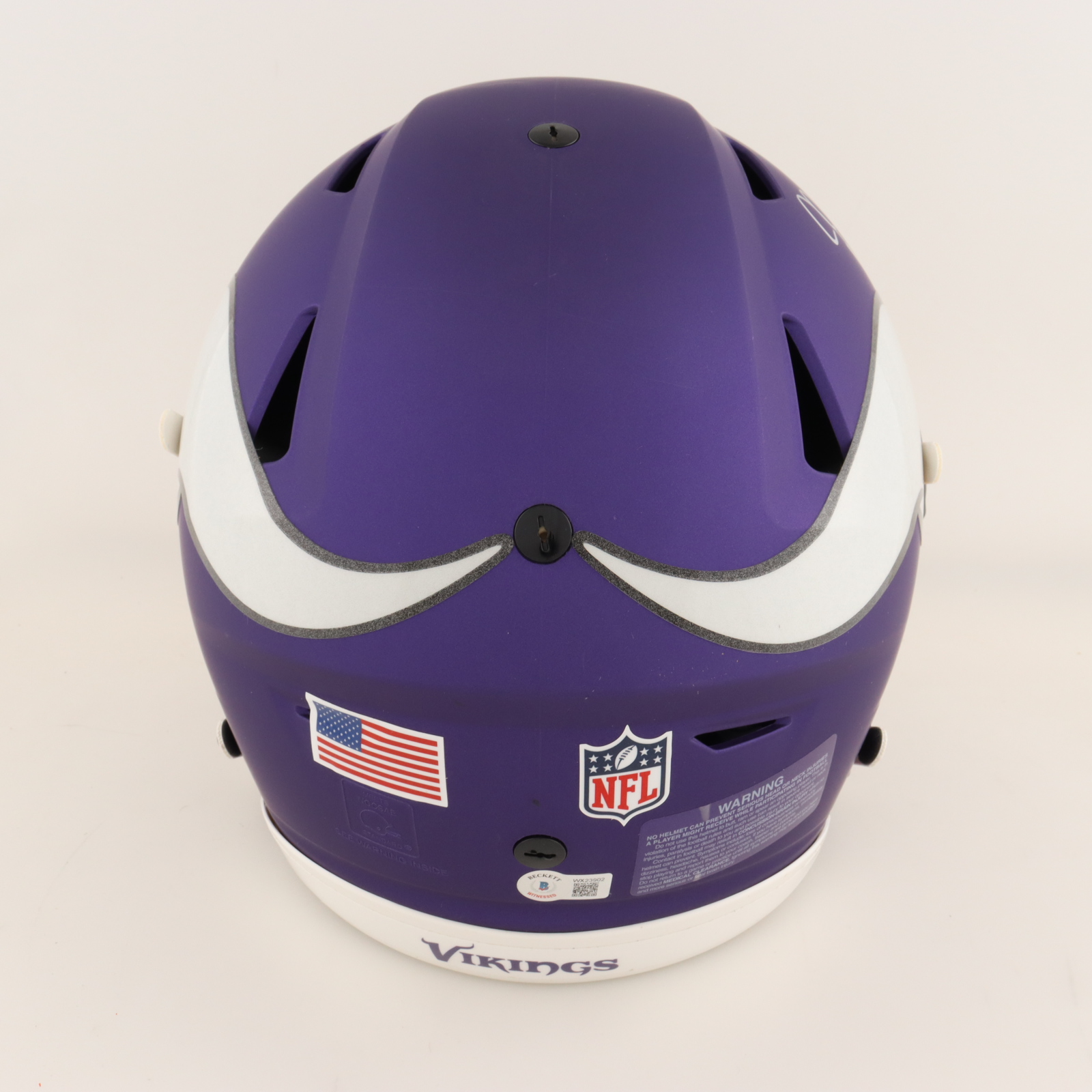 Justin Jefferson Signed Vikings Full-Size Authentic On-Field SpeedFlex ...