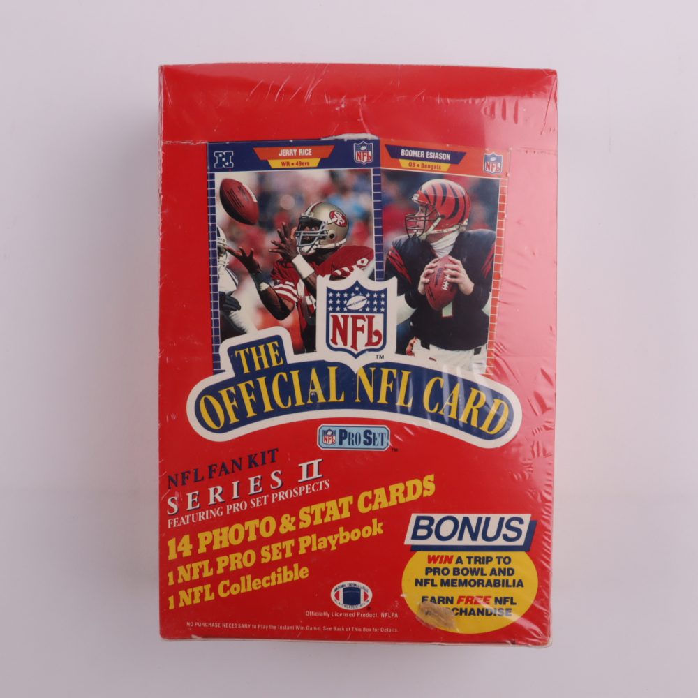 1989 Pro Set Series 2 Football Wax Box With (36) Packs | Pristine Auction