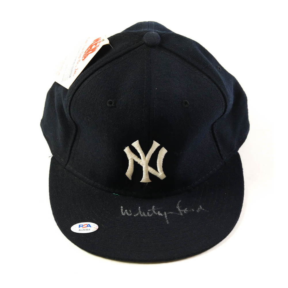 Whitey Ford Signed Yankees Fitted Hat (PSA) | Pristine Auction