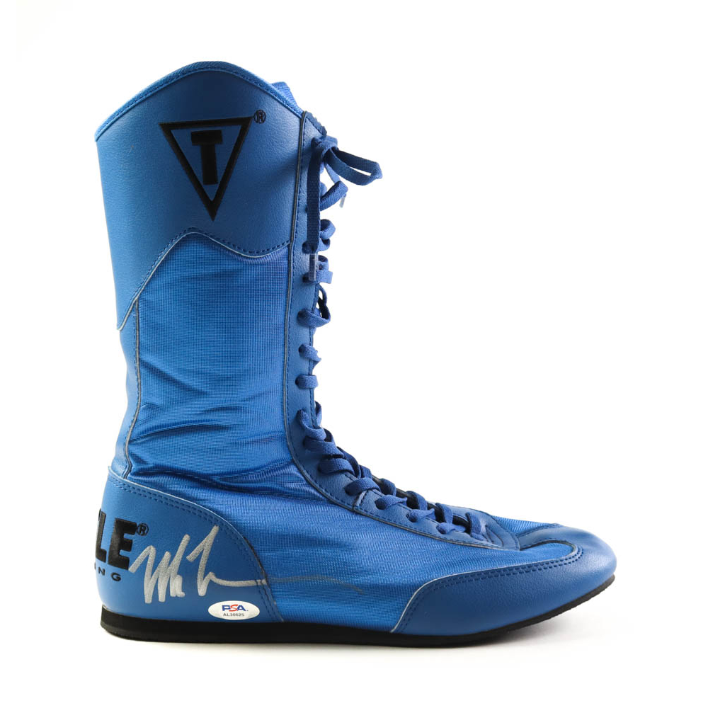 Mike Tyson Signed Title Boxing Boot (PSA & Tyson) | Pristine Auction