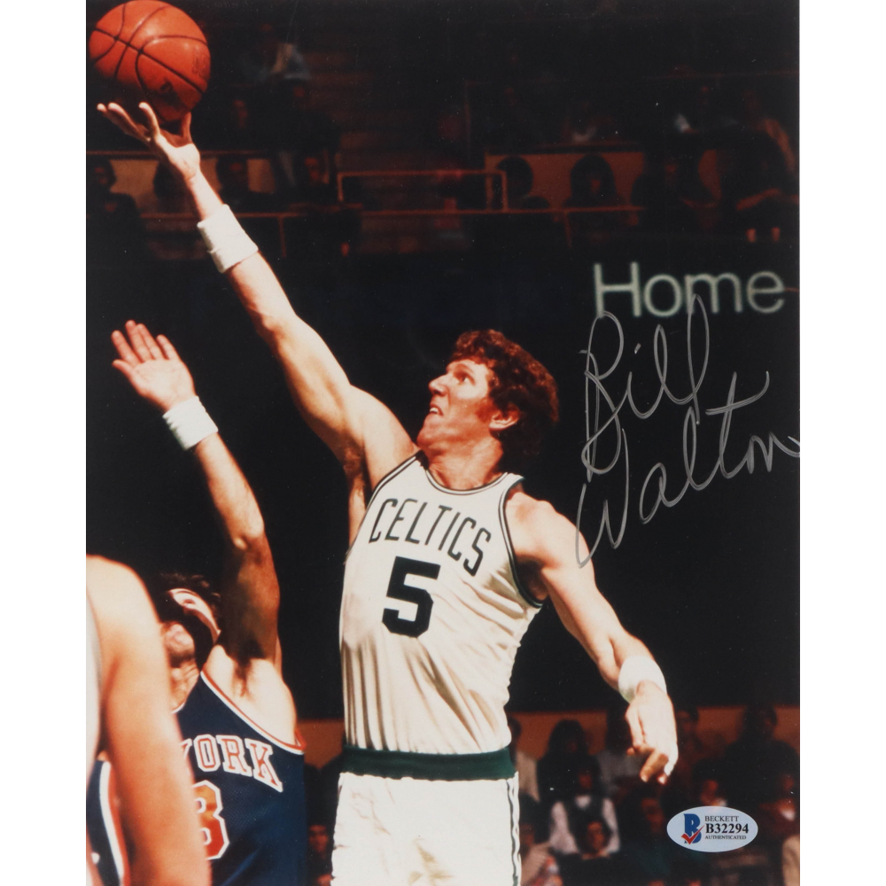Bill Walton Signed Celtics 8x10 Photo (Beckett) | Pristine Auction