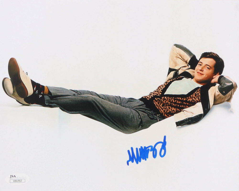Matthew Broderick Signed "Ferris Bueller's Day Off" 8x10 Photo (JSA ...