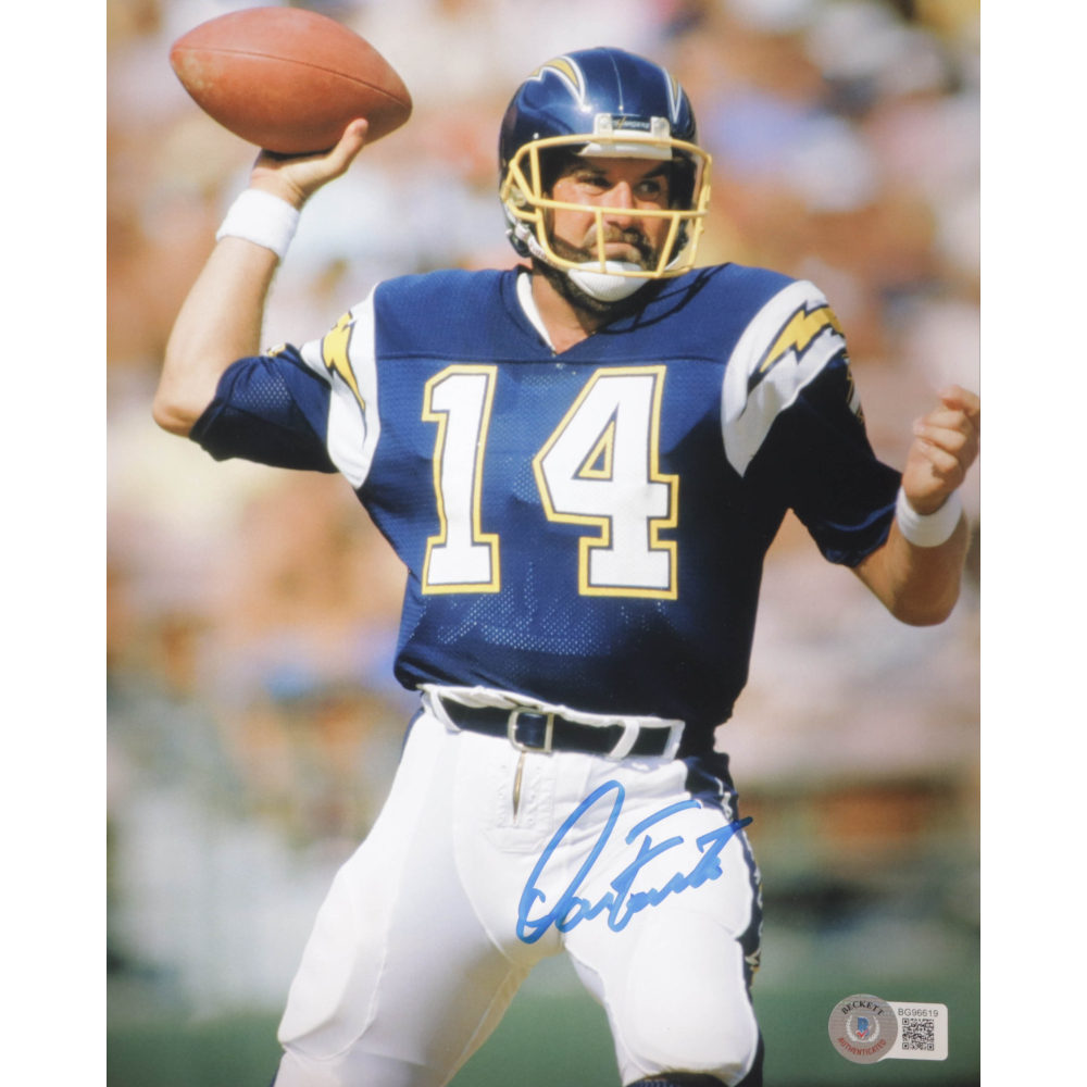 Dan Fouts Signed Chargers 8x10 Photo (Beckett) | Pristine Auction