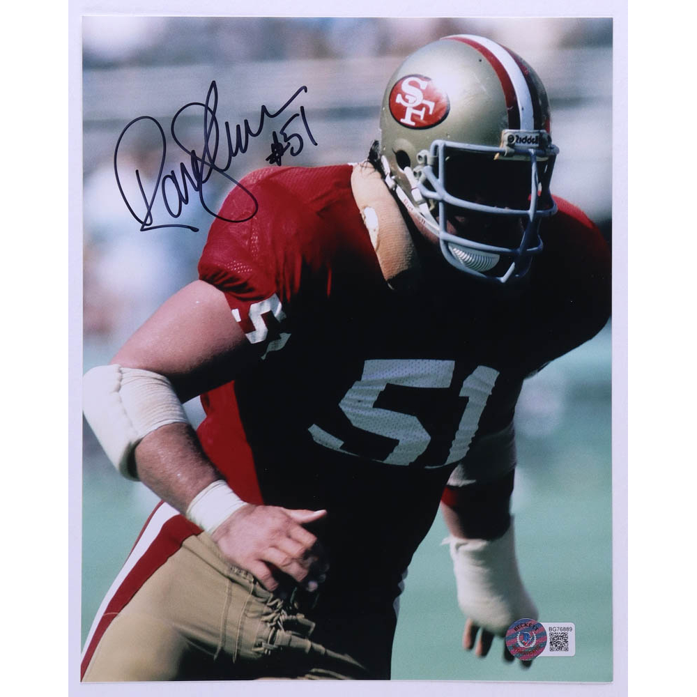 Randy Cross Signed 49ers 8x10 Photo (Beckett) | Pristine Auction