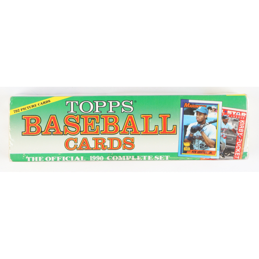 1990 Topps Baseball Complete Set of (792) Cards with Frank Thomas #414A ...