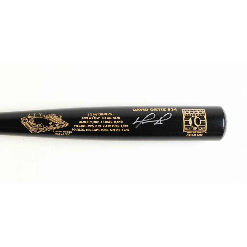 David Ortiz Signed LE National Baseball Hall of Fame Class of 2022 ...