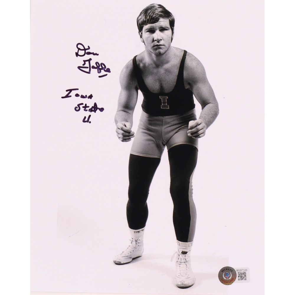 Dan Gable Signed 8x10 Photo Inscribed "Iowa State U" (Beckett ...