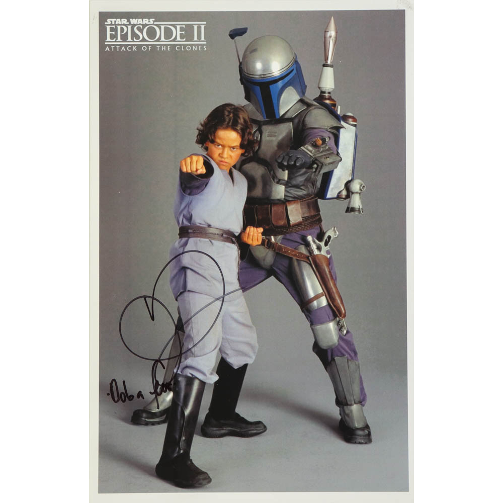 Daniel Logan Signed "Star Wars: Episode II Attack of the Clones" 11x17 ...
