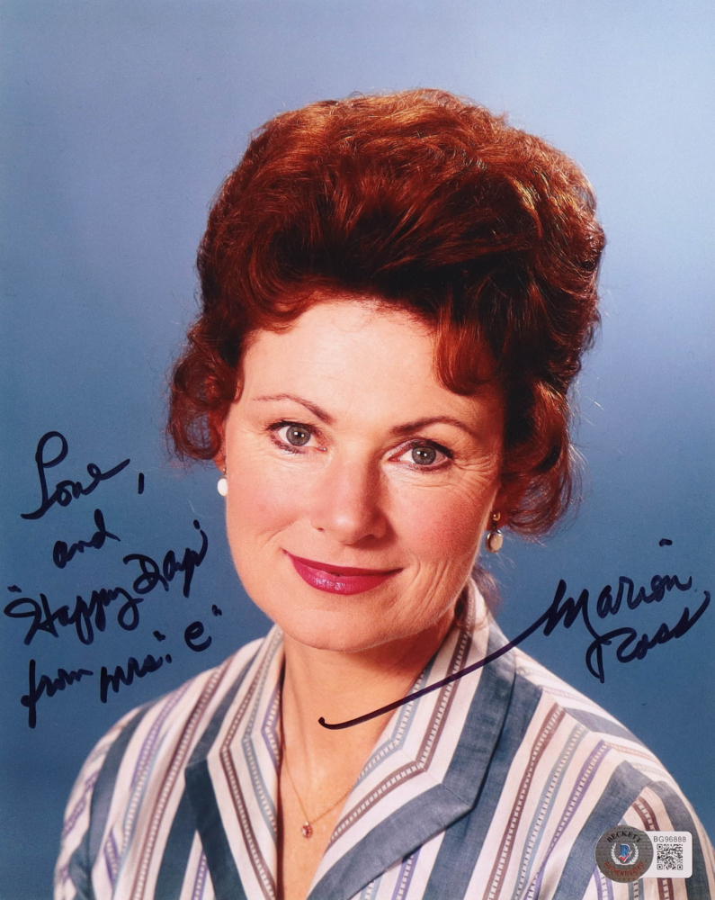 Marion Ross Signed "Happy Days" 8x10 Photo Inscribed "Love, and 'Happy ...