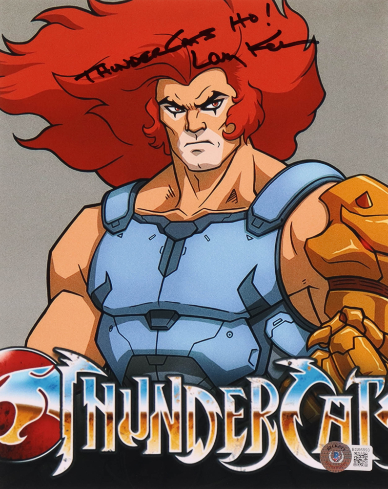 Larry Kenney Signed "ThunderCats" 8x10 Photo Inscribed "ThunderCats Ho ...