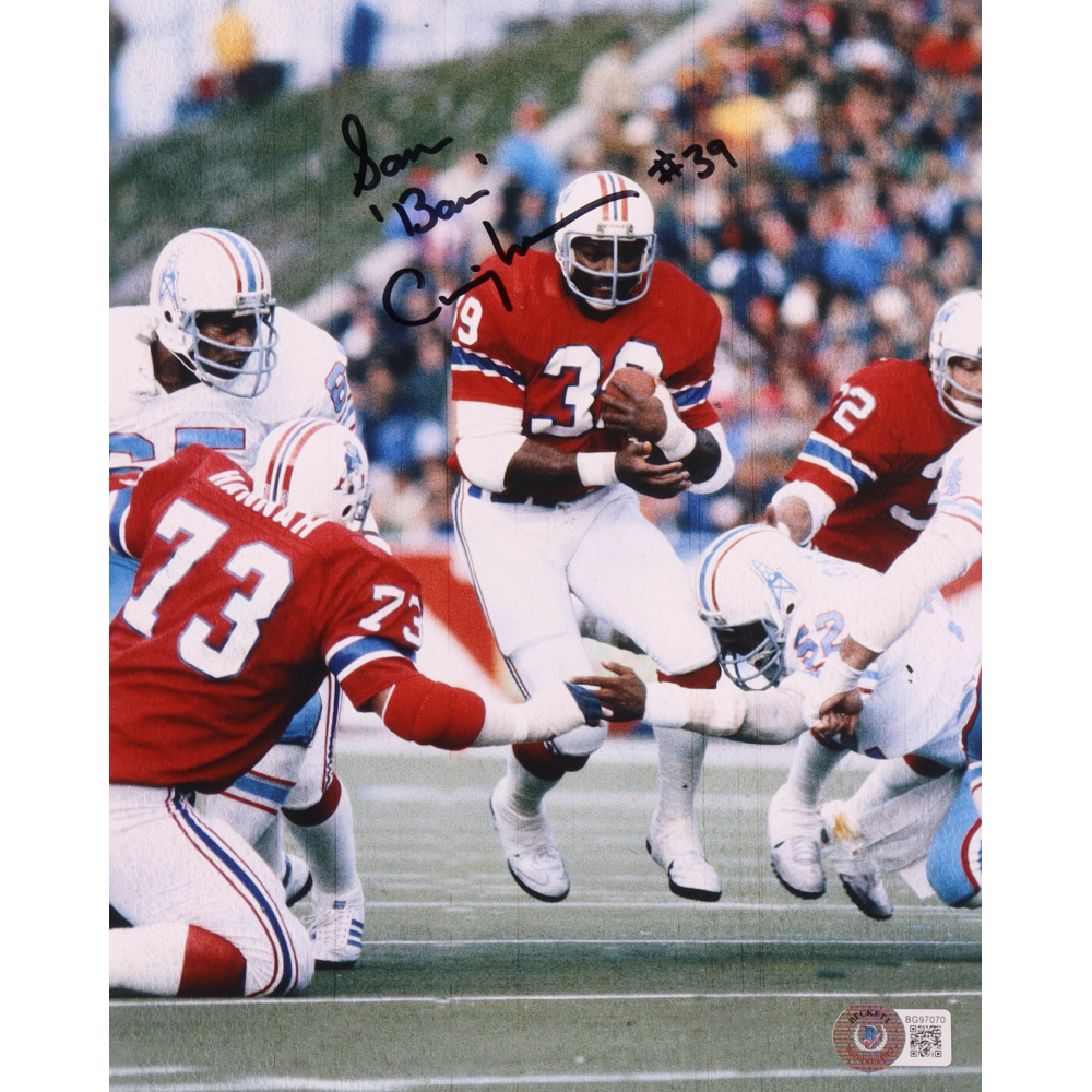 Sam "Bam" Cunningham Signed Patriots 8x10 Photo (Beckett) | Pristine ...