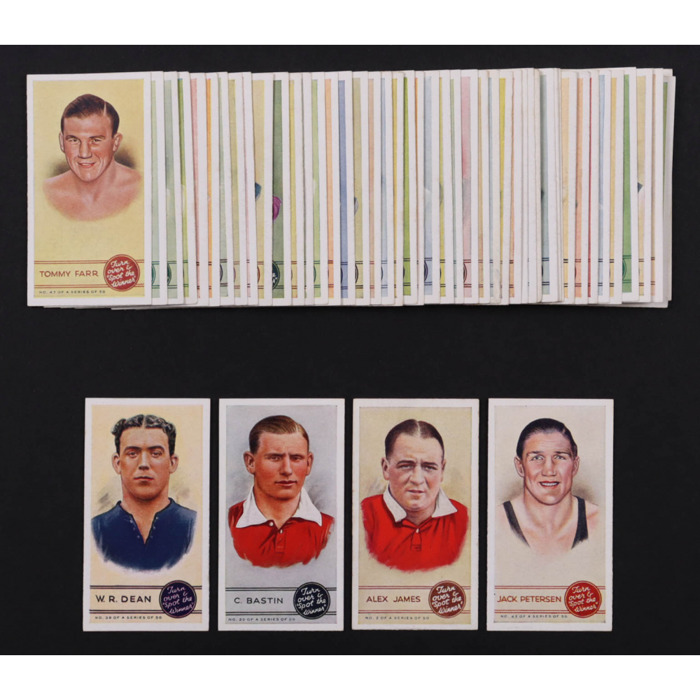 1937 Complete Set of (50) Godfrey Phillips Ltd. Cigarettes "Spot the ...