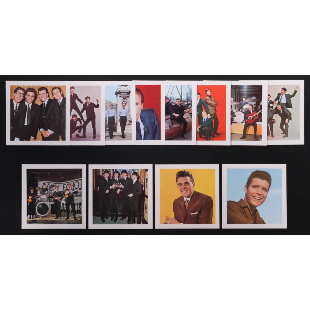 1964 Mister Softee "Top 10 Pop Stars" Complete Set of (12) Cards with ...