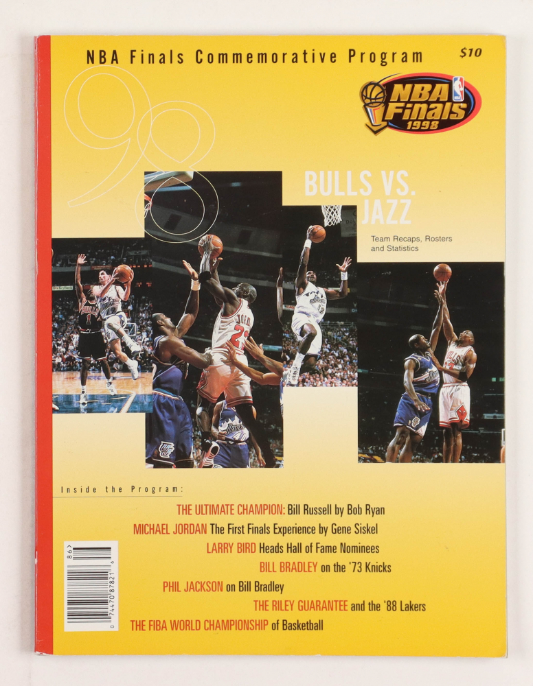 1998 NBA Finals Commemorative Program | Pristine Auction
