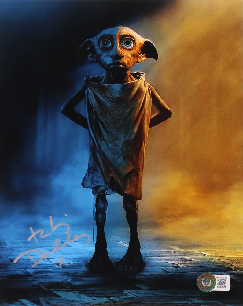 Toby Jones Signed "Harry Potter" 8x10 Photo Inscribed "Dobby X ...
