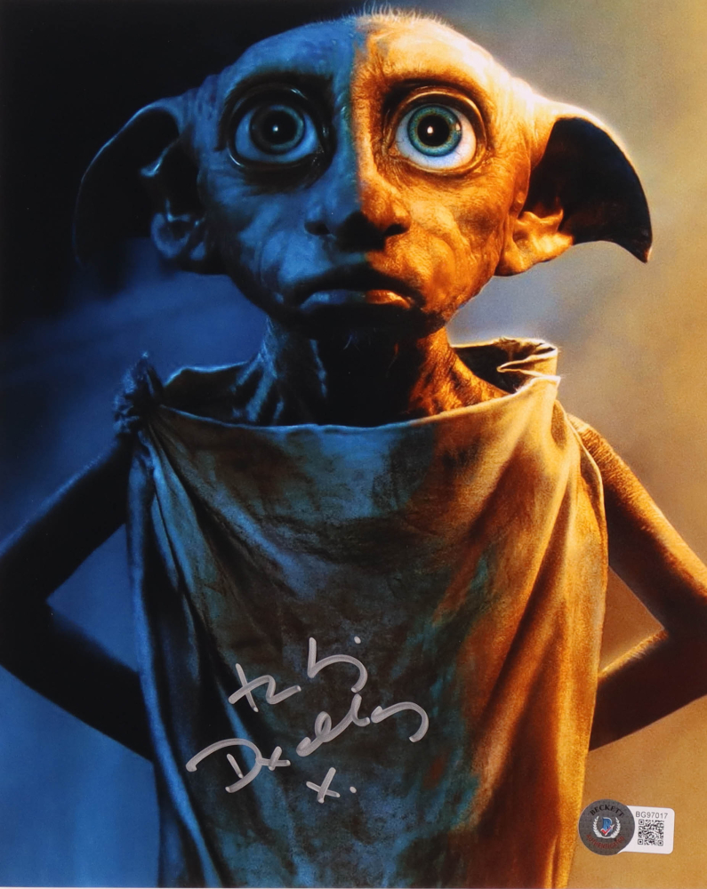Toby Jones Signed "Harry Potter" 8x10 Photo Inscribed "Dobby X ...