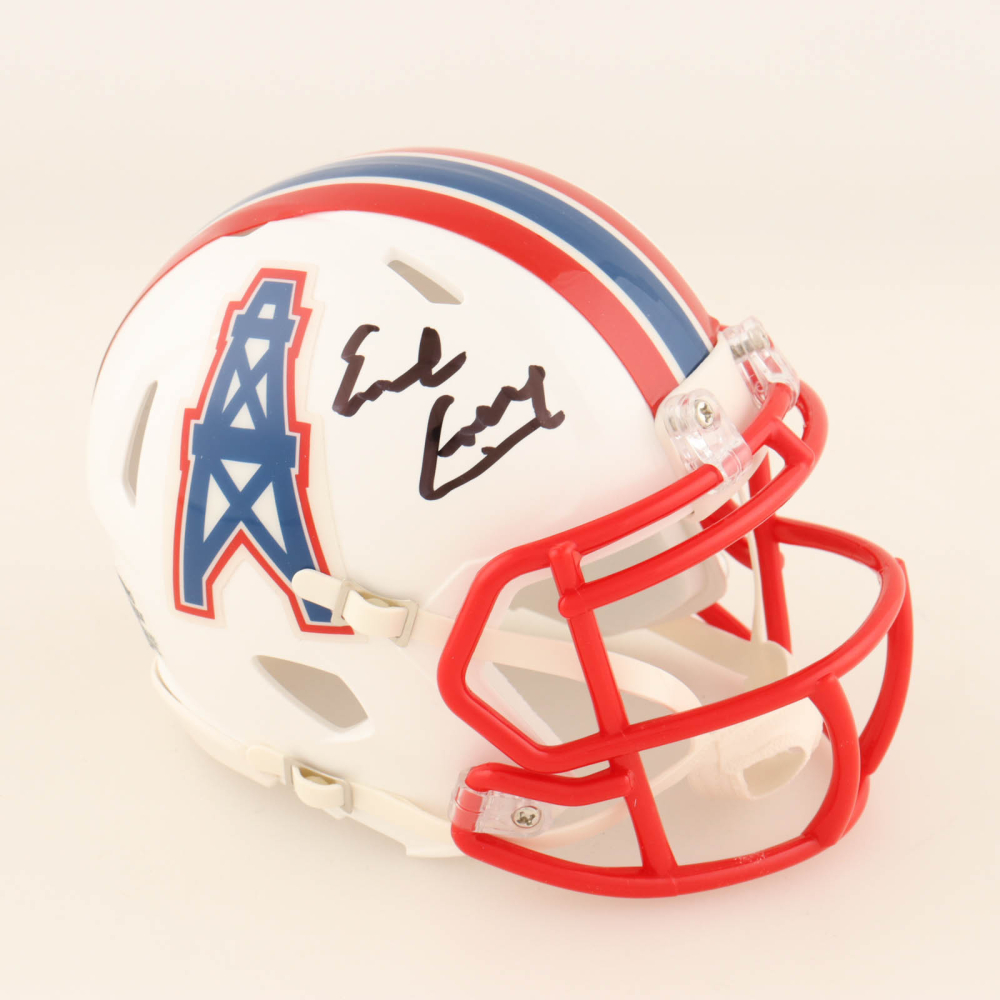 Earl Campbell Signed Oilers Mini Helmet Helmet (Timeless) | Pristine ...