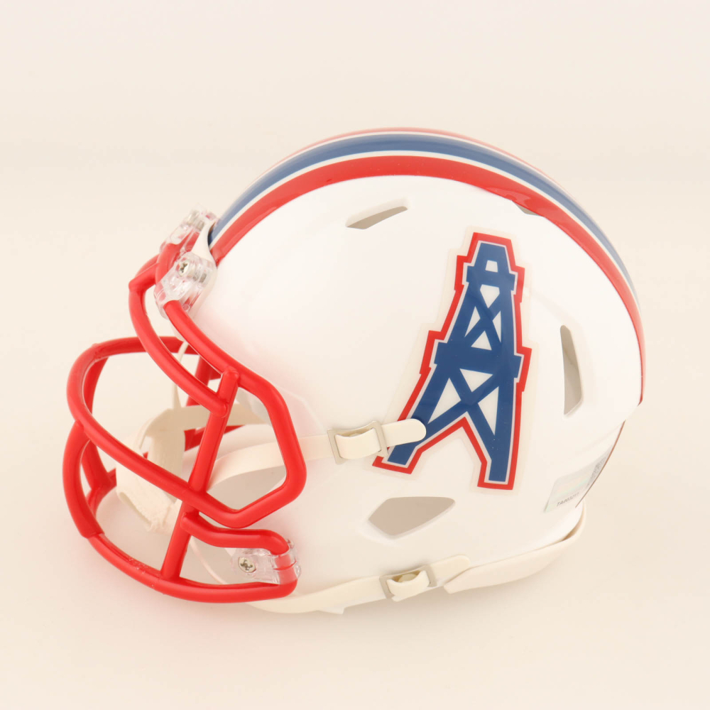 Earl Campbell Signed Oilers Mini Helmet Helmet (Timeless) | Pristine ...