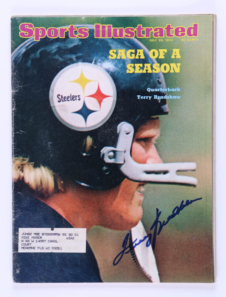 Terry Bradshaw Signed "Sports Illustrated" Magazine (Beckett) | Pristine Auction