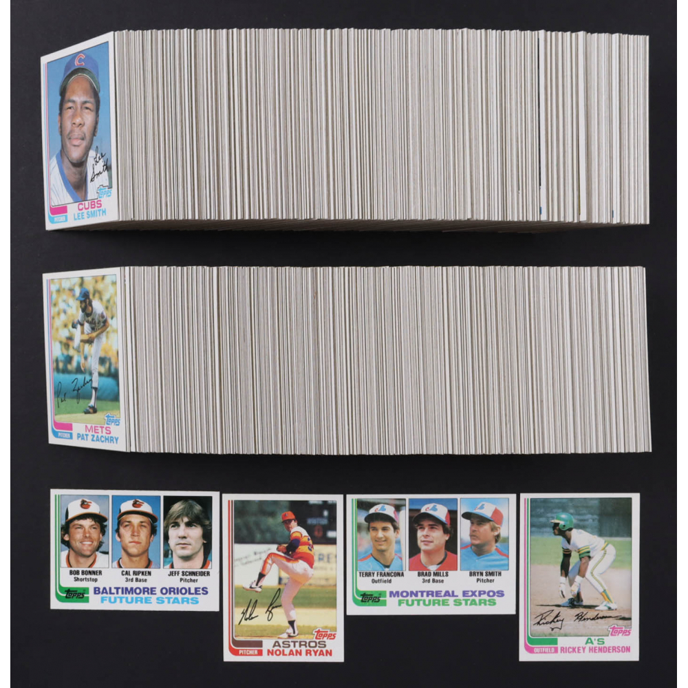 1982 Topps Baseball Complete Set of (792) cards with Bob Bonner RC ...